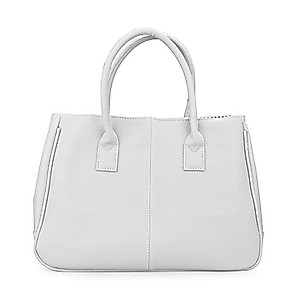 HOXIS Classical Office Lady Minimalist Pebbled Faux Leather Handbag Tote/Magnetic Snap Purse