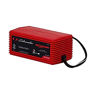 Schumacher SP1296 Fully Automatic Battery Charger and Maintainer – 2 Amp, 6V/12V - For Car, Boat, and Power Sport Batteries