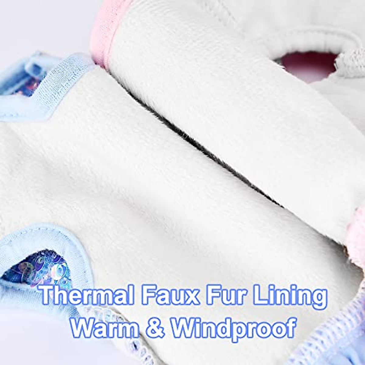 Dog Sweater Dress for Small Dogs Girl Fall Winter Fleece Warm Puppy Dresses Clothes Outfit Apparel Cute Sequins Bowknot Pet Skirt for Cats Holiday Doggie Wedding Dress Coats (X-Small, Blue)