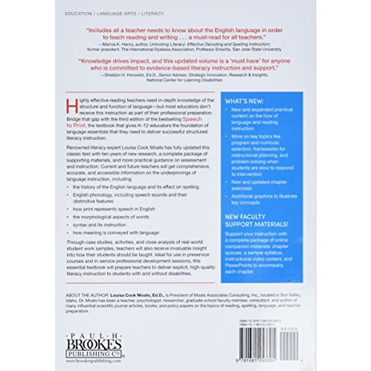 Speech to Print: Language Essentials for Teachers