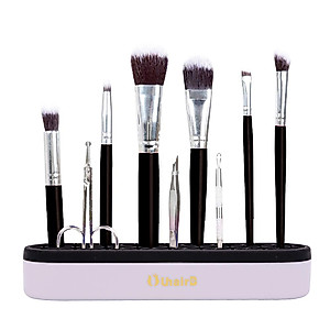 Silicon Sew Store Organizers Cosmetic Storage Box& Desktop Storage Box for Stash and Store (Black)