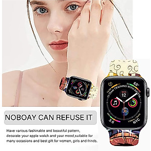 Anime Watch Band Compatible with Apple Watch Band 38mm 40mm 41mm Fashion Personality Soft Silicone Watch Bands Boys and Girls for iWatch Series 9 8 7 6 5 4 3 2 1 SE