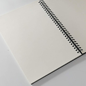 YUREE B5 Spiral Notebook/Spiral Journal Unruled, 100gsm Thick Blank Paper & Hard Kraft Cover, 65 Sheets (130 Pages), 3-Pack, 10.5" x 7.2", Gray