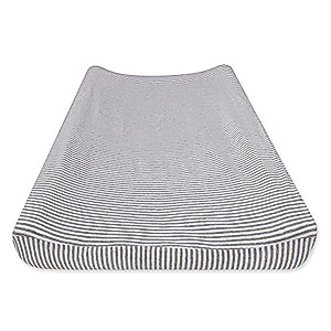 Burt's Bees Baby Unisex Baby Gift Set - Crib Sheet, Changing Pad Cover & Burp Cloths, 100% Organic Cotton Essentials Bundle