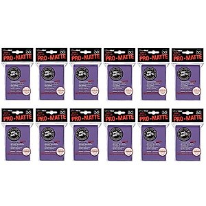 600 Ultra Pro Purple PRO-MATTE Deck Protectors Sleeves Standard MTG Colors by Ultra Pro