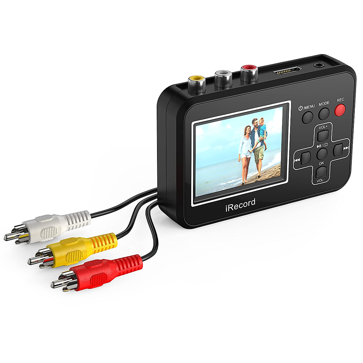 DIGITNOW Video to Digital Converter, VHS to Digital Converter to Capture Video from VCR's, VHS Tapes, Hi8, Camcorder, DVD, TV Box and Gaming Systems