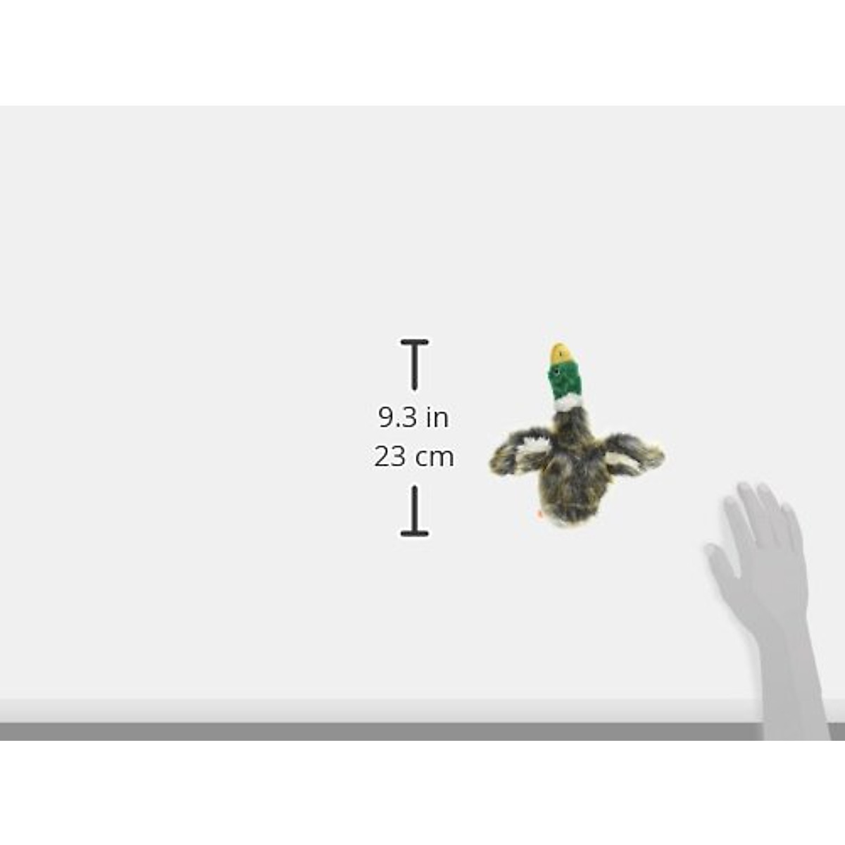 RUFFIN' IT Woodlands Mallard Stuffed Plush Dog Toy, Small