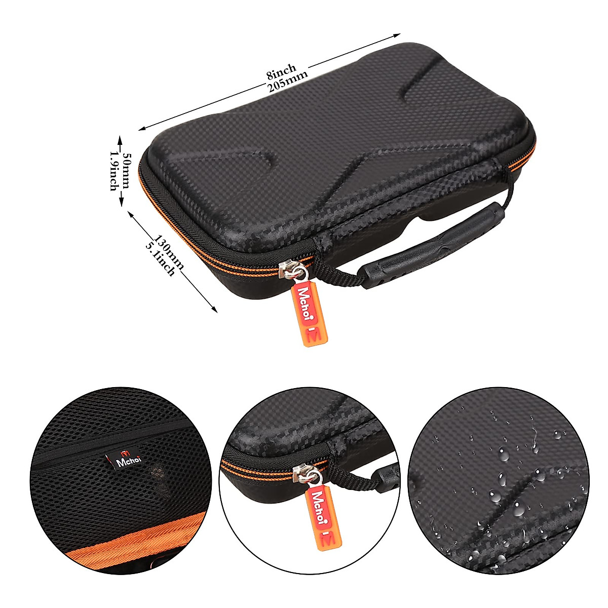 Mchoi Mini Projector Case Hard EVA Carrying Case for Kodak Luma 150 Ultra Mini Pocket Pico Projector Waterproof & Shockproof, Case Only