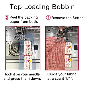 Guidelines4quilting Super Easy Seam Guide Setter, 4.75"X1.25"X.125"