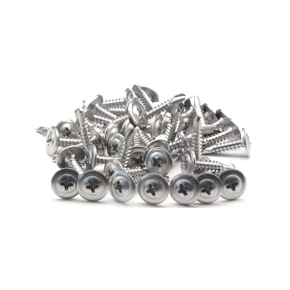 IMScrews 200pcs #8 x 3/4" Self Drilling Truss Head Screws Standard Thread Wood Work MDF 410 Stainless Steel