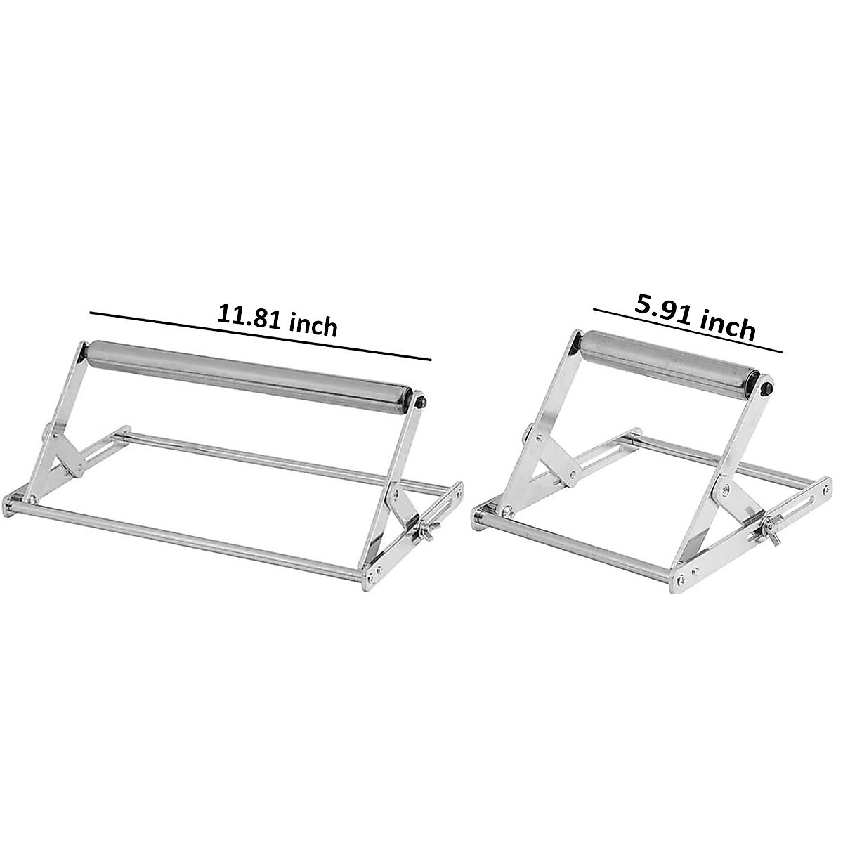 Live Clouds 2pcs Adjustable Cutting Machine Support Frame, Metal Cutting Machine Work Support Stand, Adjustable Height Table Saw Stand Material Support Frame, Cutting Machine Attachment (small)