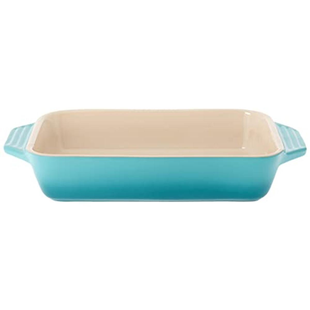 Le Creuset Stoneware Rectangular Dish, 1.8 qt. (10.5" x 7"), Caribbean