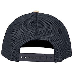 H3 Sportgear Coors Banquet Golden Colorado Logo Rope Low Mesh Adjustable Snapback Hat, Black/Tan