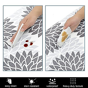 HEBE Anti Fatigue Kitchen Rug Sets 2 Piece Non Skid Kitchen Floor Mats 17"x48"+17"x28" Cushioned Comfort Standing Mat Waterproof Kitchen Runner Mats