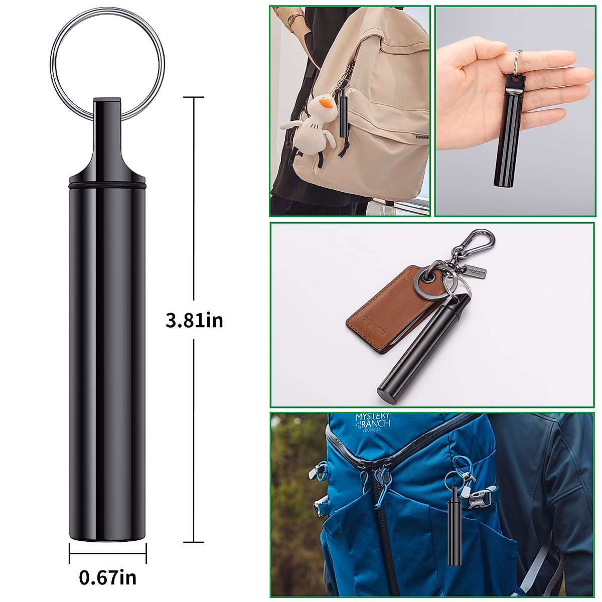 Metal Portable Toothpick Holder Box 3 Pieces ,Pocket Waterproof Case Toothpicks Container with Keychain for Outdoor Picnic and Camping travel purse Ear Wax Removal Tool Case Needle Holder cotton swab