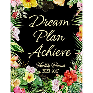 2023-2027 Monthly Planner 5 Years: Large 5 Year Monthly Planner Calendar Schedule Organizer January 2023 to December 2027 With Holidays | Beautiful Cover