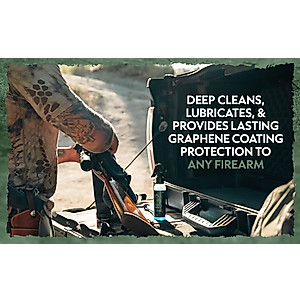 Riptide Armory Advanced Gun Cleaner & CLP+ Graphene 4oz 2 Step Kit - Cleans, Lubes, Protects Targeted Long-Lasting Formula - Nano Coat Technology - Veteran Founded & Formulated by Former US Navy Seal…