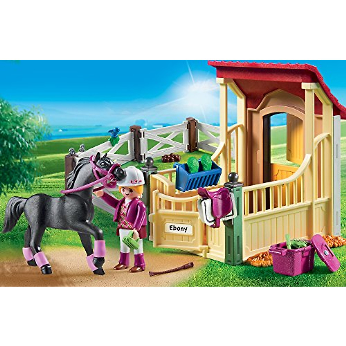 PLAYMOBIL Horse Stable with Araber Building Set