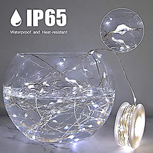 HSicily Fairy Lights Plug in, 49ft 150 LED Fairy Lights for Bedroom, Indoor String Lights with Remote, 8 Modes USB Twinkle Lights for Christmas Thanksgiving Patio Wedding Party Outdoor Decor