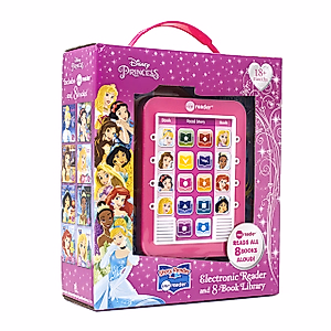 Disney Princess Cinderella, Belle, Ariel, and More!- Me Reader Electronic Reader and 8 Sound Book Library - PI Kids