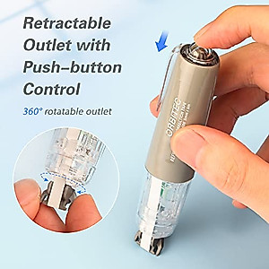 BITOSEE Refillable Retractable Quick Dry White Out Correction Tape,Mini Small Japan Aesthetic Cute White Out, with Easy to Use Kawaii Pen Shaped Applicator,for School Office Students Kids Supplies.