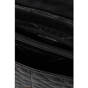 Anne Klein Womens Anne Klein quilted flap shoulder bag, Black, One Size US