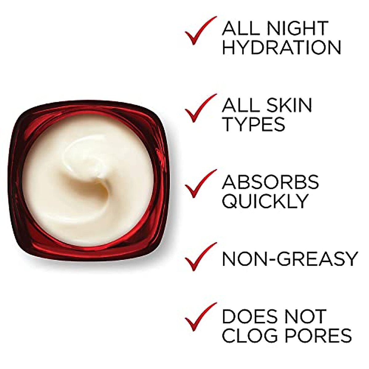 L'Oreal Paris Revitalift Triple Power Anti-Aging Overnight Mask, Pro Retinol, Hyaluronic Acid & Vitamin C, Reduce Wrinkles 1.7 Oz