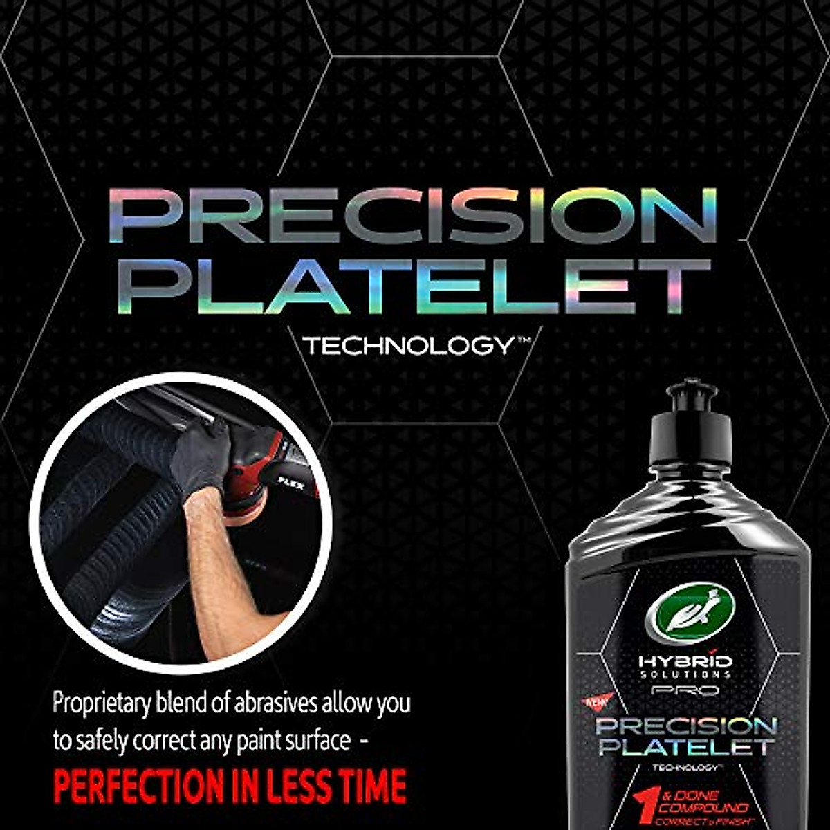 Turtle Wax 53478 Hybrid Solutions Pro 1 and Done Compound Correct and Finish, 16 oz.