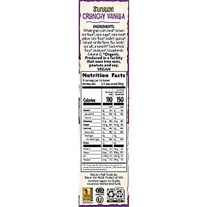 Nature's Path Organic Gluten-Free Cereal, Crunchy Vanilla Sunrise, 10.6 Ounce Box (Pack of 2)