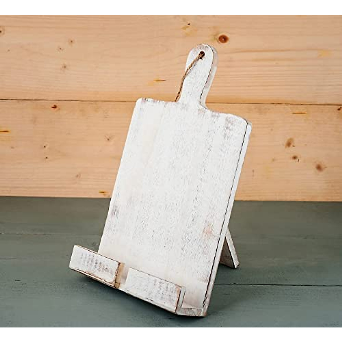 Mothers Day Gifts Wooden Cookbook Stand Chopping Board Style Foldable Recipe Book Stand Holder Easel for Kitchen Text Book Ipad Tablet L 9.5 x B 1.5 x H 14 inches WWnew0101
