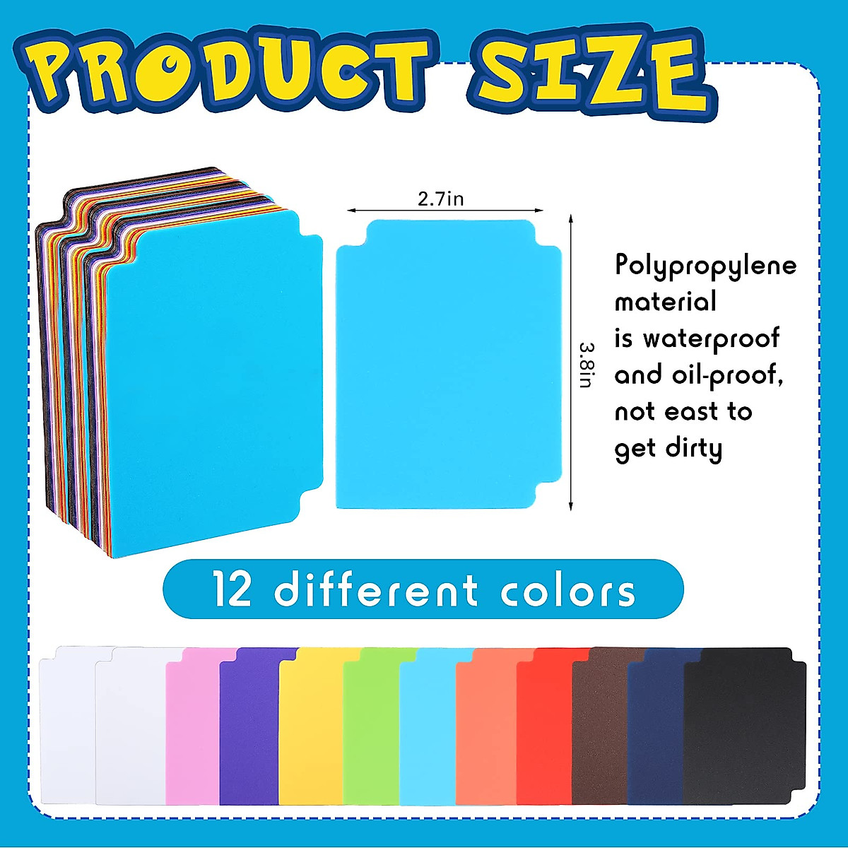 32 Pack Deck Cards Boxes, Large Capacity with 64 Dividers, Fits 80+ Cards Trading Card Storage Organizer Cases for Trading Cards, Sports and Games