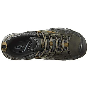 KEEN Men's Targhee Vent Hiking Shoe, Raven/Bronze Brown, 9 M US