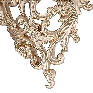 Yosoo Floating Shelves Wall Hanging Shelf Storage Rack European Hollow Style Shelf for Wall Decoration Bedroom Living Room