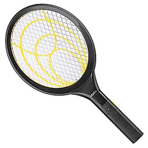 mafiti Fly Swatter Electric, Battery Powered Fly Killer Mosquito Zapper Bug Zapper Racket for Indoor Outdoor, Black