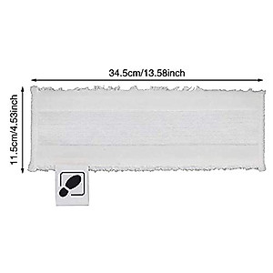 OYSTERBOY 6 Pcs Replacement Accessories Compitable for Karcher Steam Cleaner Durable Microfiber Mop Cloth Pad Refill for Karcher EasyFix SC 2, SC 3, SC 4, SC 5 Floor Nozzle