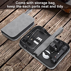 Hot Wire Foam Cutter - 4 in 1 Electric Cutting Machine Pen Tools Kit, 100-240V / 28W Styrofoam Cutting Pen with Versatile Tips and Carrying Case, Heated Foam Carving Knife Kit