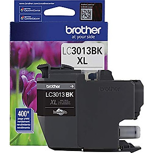 Brother Genuine LC3013BK, LC30133PKS High Yield Black, Cyan, Magenta and Yellow Ink Cartridge Set, LC3013