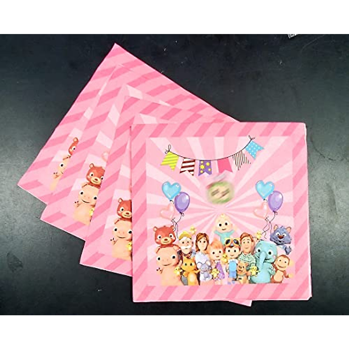 36PC COCO MELON INCLUDES 13PC 10FT XL SQUARE BANNER + 6PC CAKE PLATES + 6PC KIDS CUPS + 10PC NAPKINS + 1PC TABLE COVER PARTY SUPPLIES DECORATIONS THEME FAVOR IDEA FUN CELEBRATION HAPPY BIRTHDAY GIFT CENTERPIECE