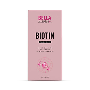 Bella All Natural Biotin Conditioner for Hair Growth - Thickening, Deep Moisturizer, Anti-Frizz