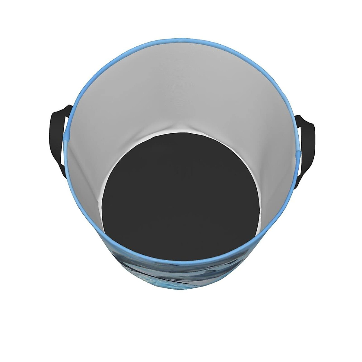 KiuLoam Dolphins 19.6 Inches Large Storage Basket Collapsible Organizer Bin Laundry Hamper for Nursery Clothes Toys