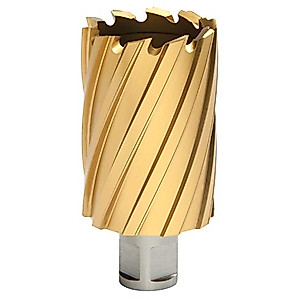 Hougen 12702 "12,000-Series" Annular Cutter Kit 9/16, 11/16, 13/16, 15/16, 1-1/16" 2-Inch Depth of Cut TiN Coated 3/4-Inch Weldon Shank For Magnetic Drills