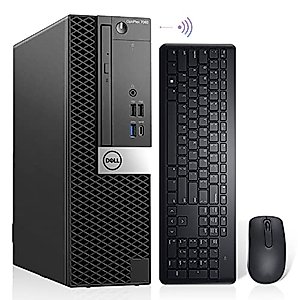 Dell OptiPlex 7060 Windows 11 Pro Desktop Computer SFF, Intel 8th Gen i5-8500 Hexa Core,32GB DDR4 Ram 512GB NVMe M.2 SSD, AX210 Built-in WIFI 6E & Bluetooth 5.2,New Wireless Keyboard & Mouse (Renewed)