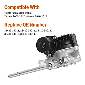 GOMADEIT 36410-34015 Transfer Case Motor fits for Toyota Tacoma Tundra 4Runner 4WD Transfer Case Shift Actuator Motor Assembly 2000-2017