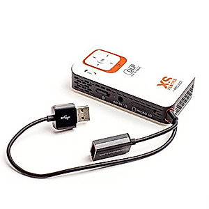XSories X-Project, Portable LED Pocket Projector + Media Player, Micro SD Card input, USB connectivity, 4GB Memory, Onboard Speaker