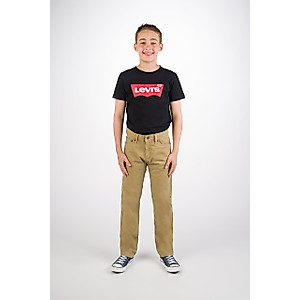 Levi's Boys' Big 511 Slim Fit Uniform Pants, Harvest Gold, 16