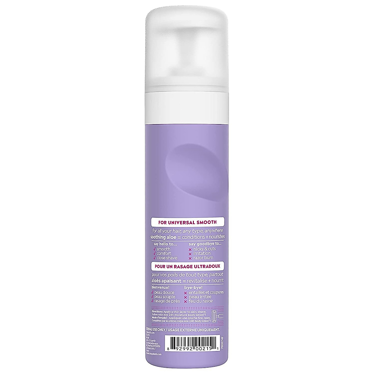 EOS Ultra Moisturizing Shave Cream, Lavender Jasmine, 3 Count