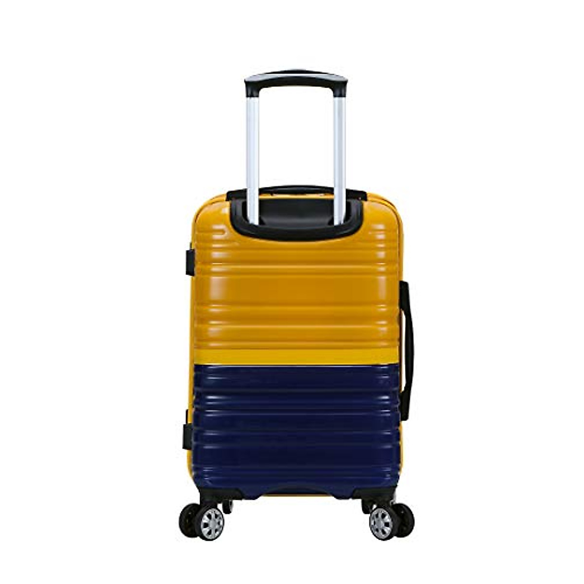 Rockland Melbourne Hardside Expandable Spinner Wheel Luggage, Two Tone Navy, Carry-On 20-Inch