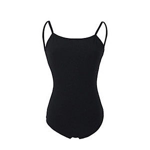 WENDYWU Women's Ballet Leotard Dance Classical Leotard Clothes, Gymnastics Leotards, Women Ballerina Outfits(M,Black)