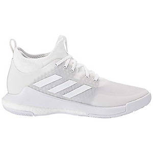 adidas Women's Crazyflight Mid Cross Trainer, White, 13 M US Big Kid