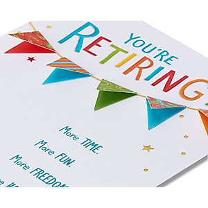 American Greetings Funny Retirement Card (Good things)